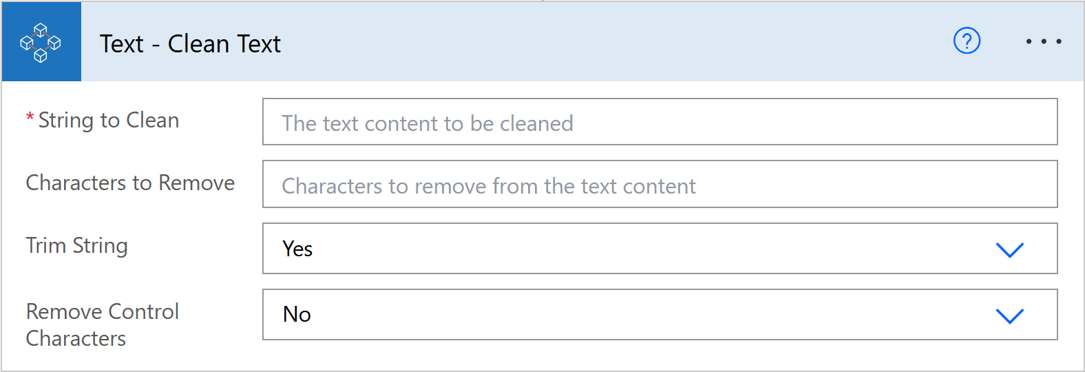 Clean Text - Composer for Power Automate